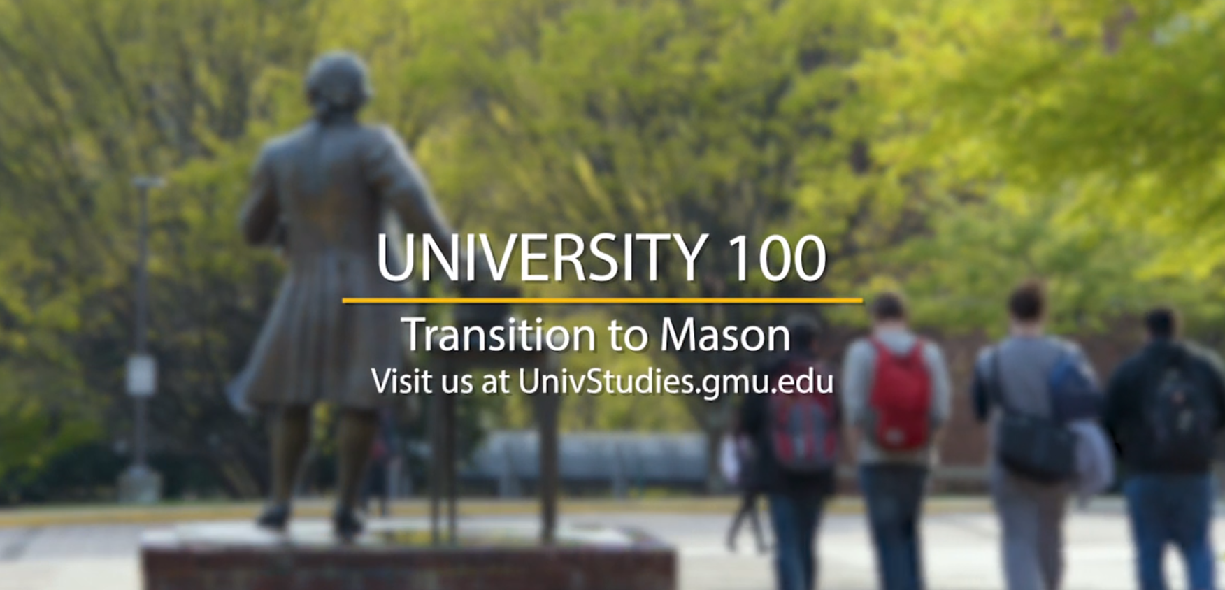 UNIV 100-Introduction to Mason – University Studies