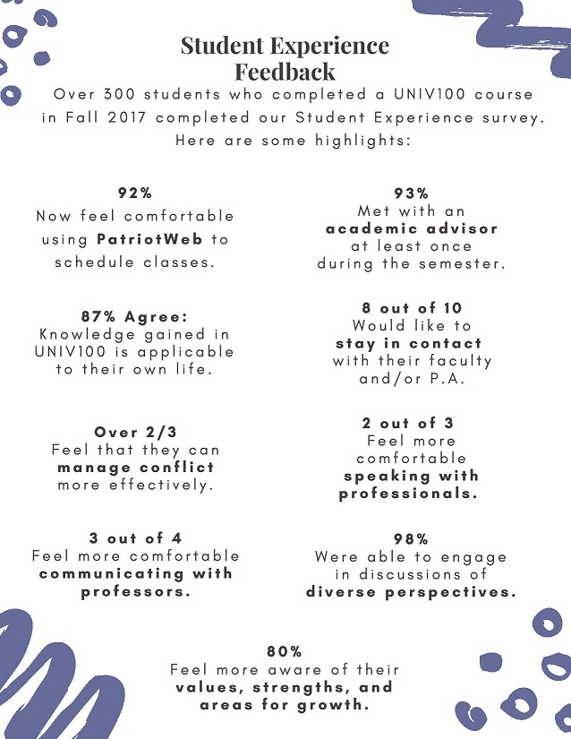 Student Experience Flyer – University Studies